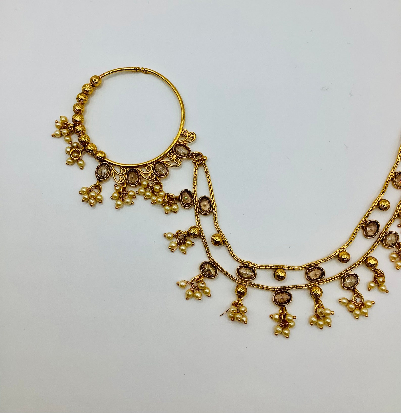 Beautiful Indian Bridal Nath - Etsy