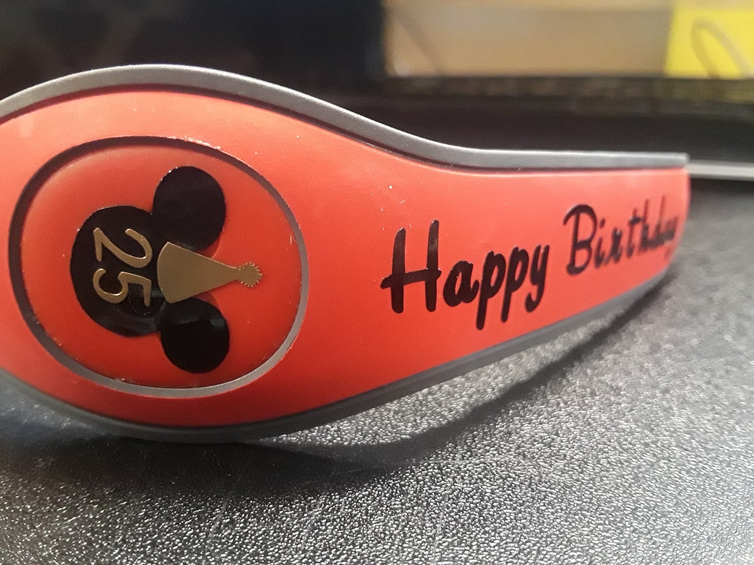 Happy Birthday Magic Band Decal 2.0 - Etsy