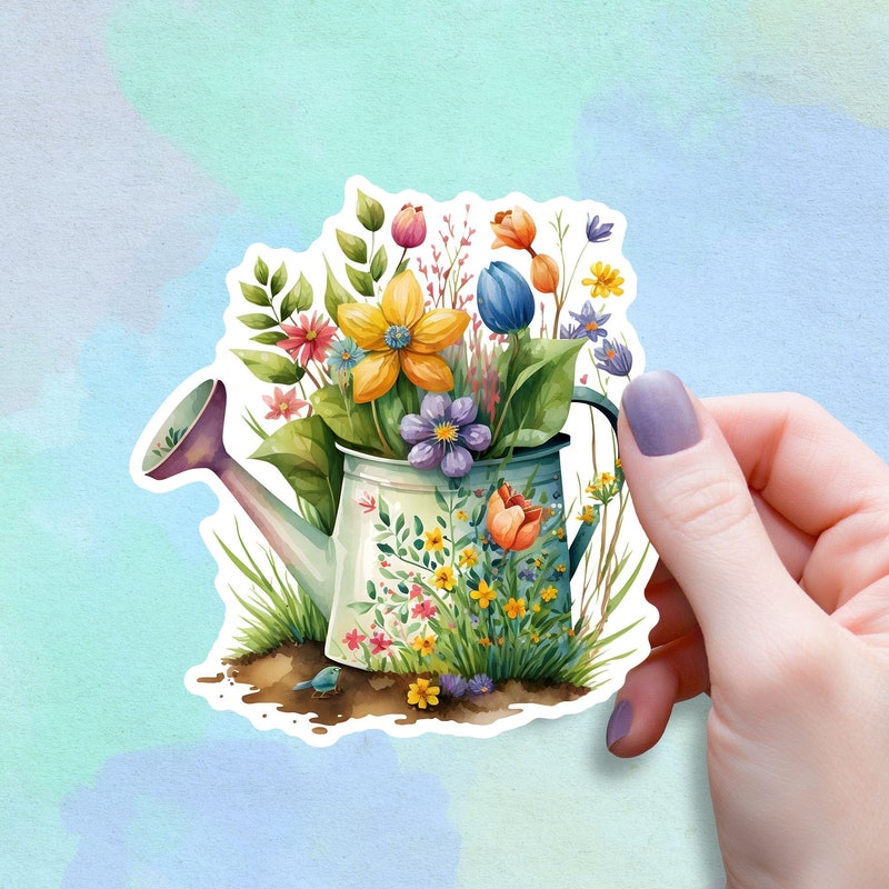 Flower Pot Decals - Etsy