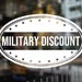 Military Discount Decal Veteran Discount Decal Store Decal | Etsy