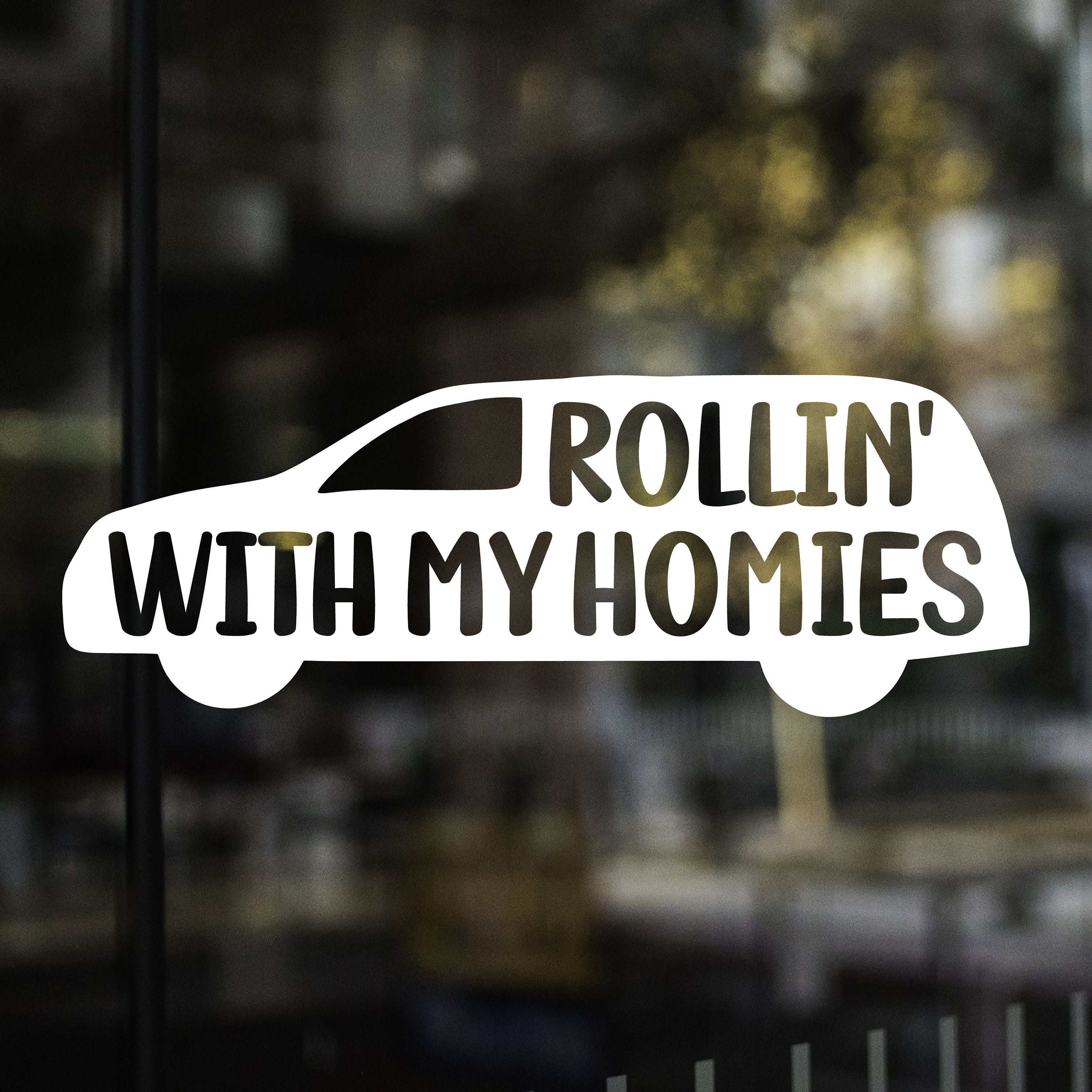 Rollin' With My Homies Vinyl Decal Soccer Mom Decal - Etsy