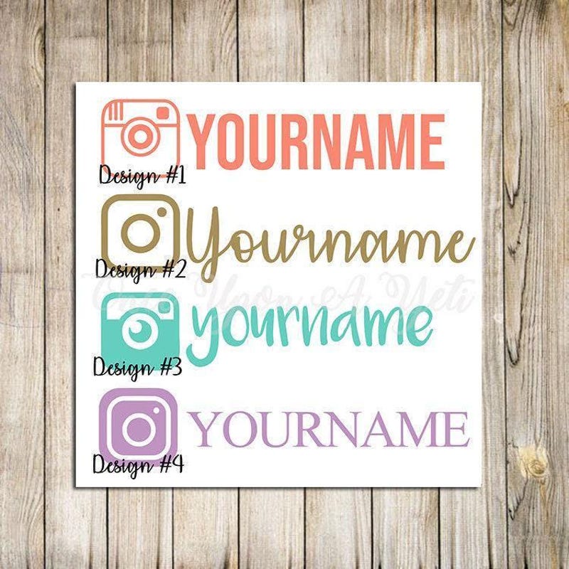 Custom Instagram Stickers - Etsy
