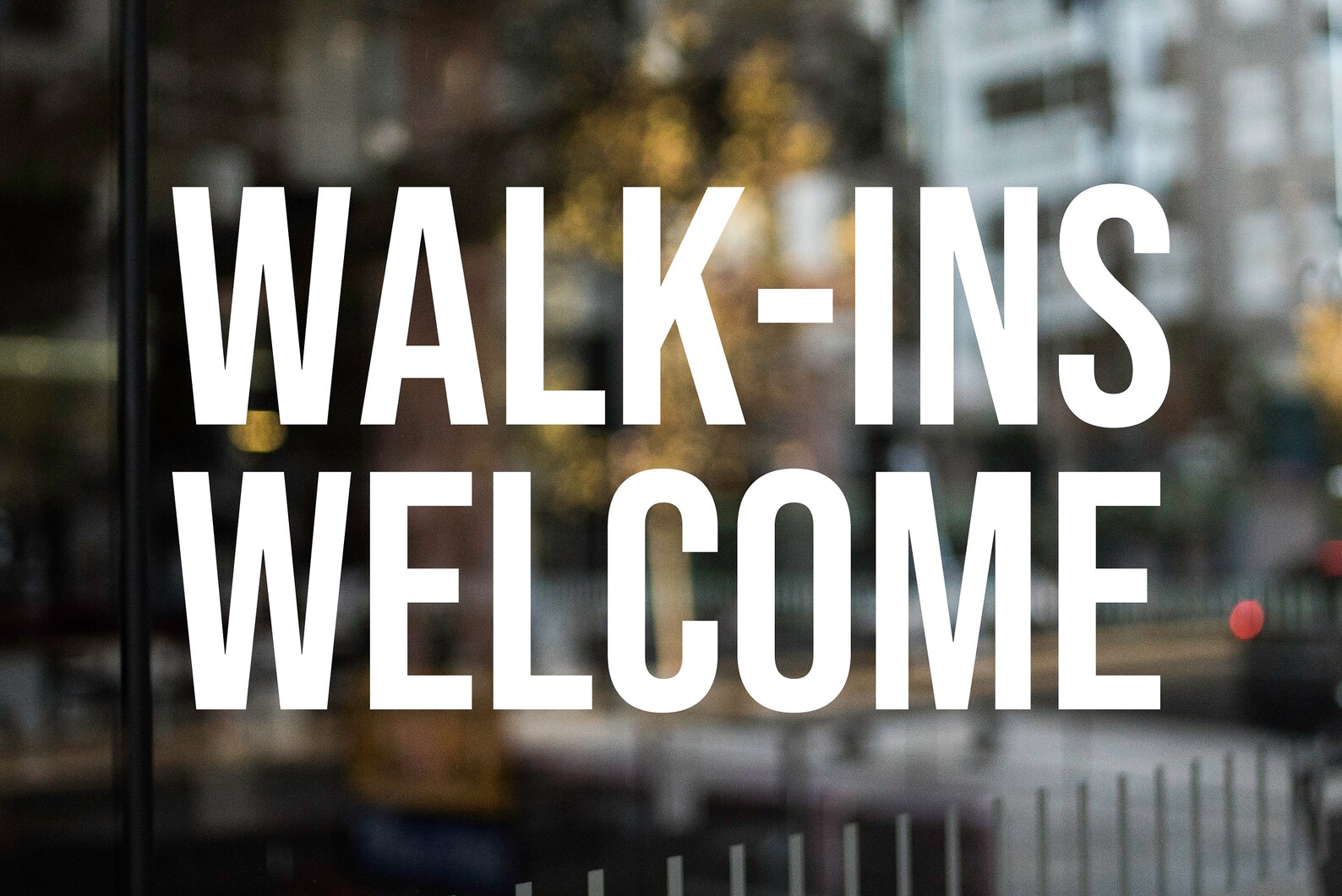 Walk-ins Welcome Decal Salon Decal Decal Store Decal - Etsy