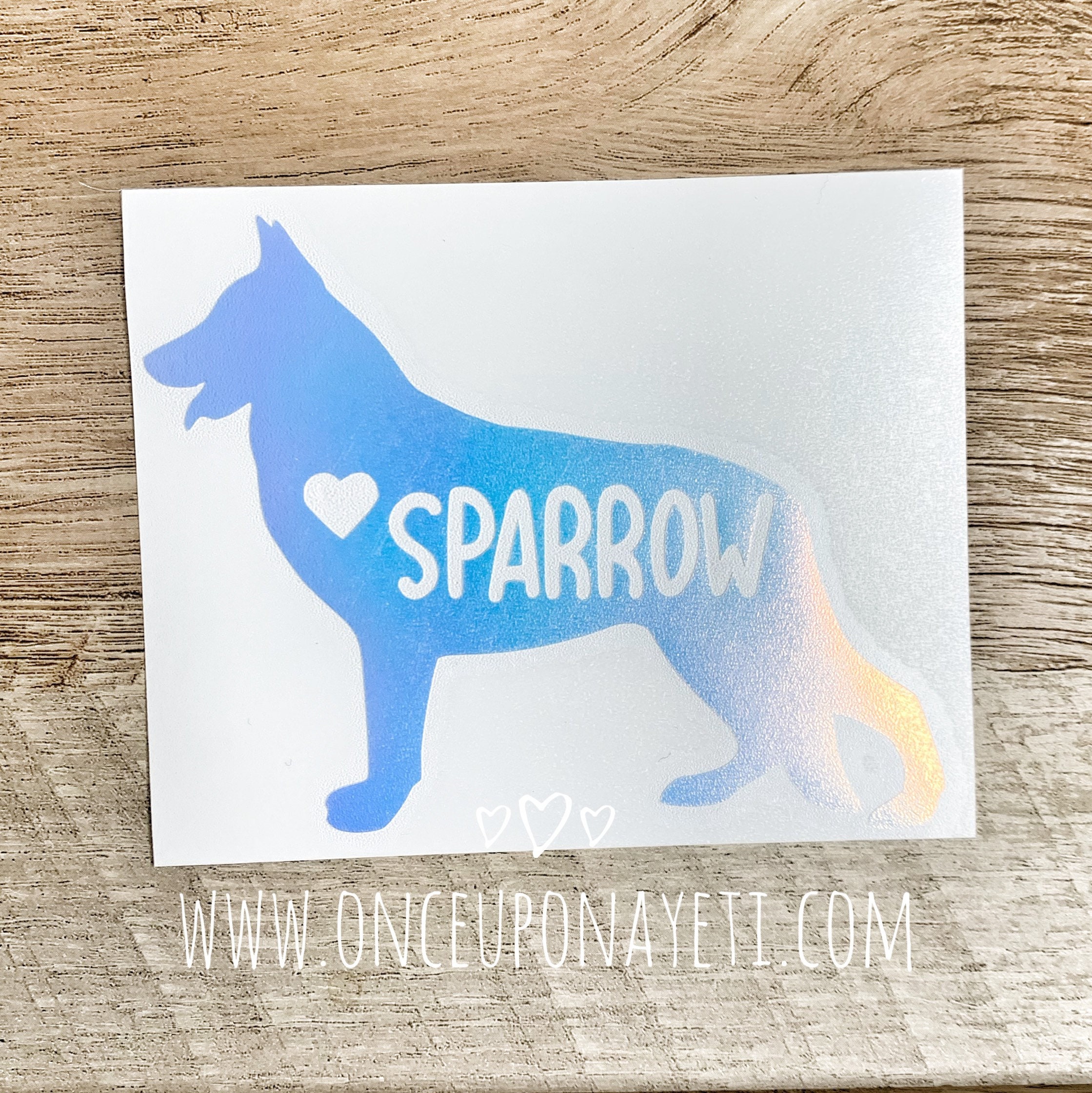 Custom German Shepherd Decal Dog Decal Car Decal German | Etsy