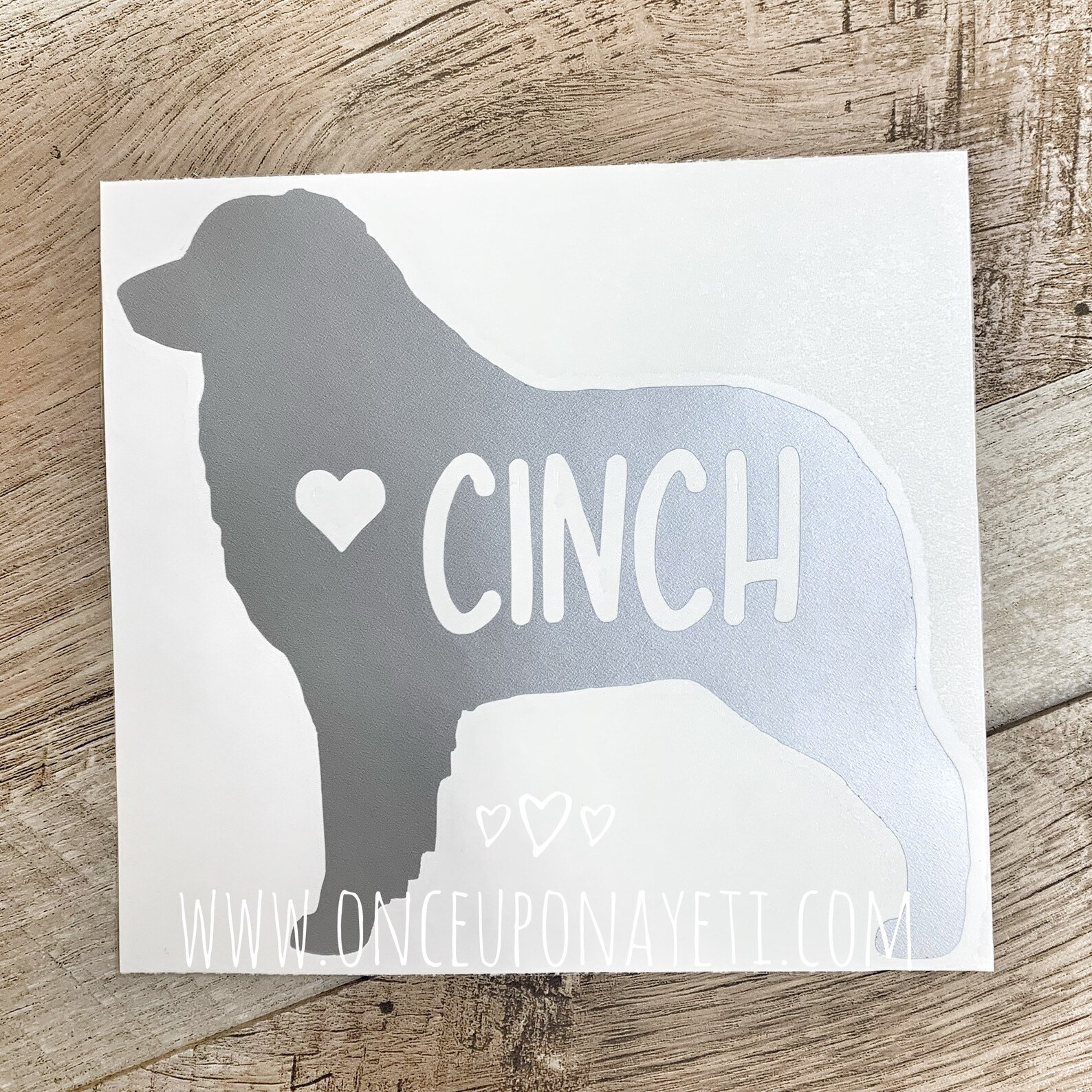 Custom Aussie Dog Name Decal Mini Aussie Dog Decal Car - Etsy