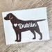 Custom Labrador Decal Dog Decal Car Decal Lab Decal Dog Sticker Dog ...