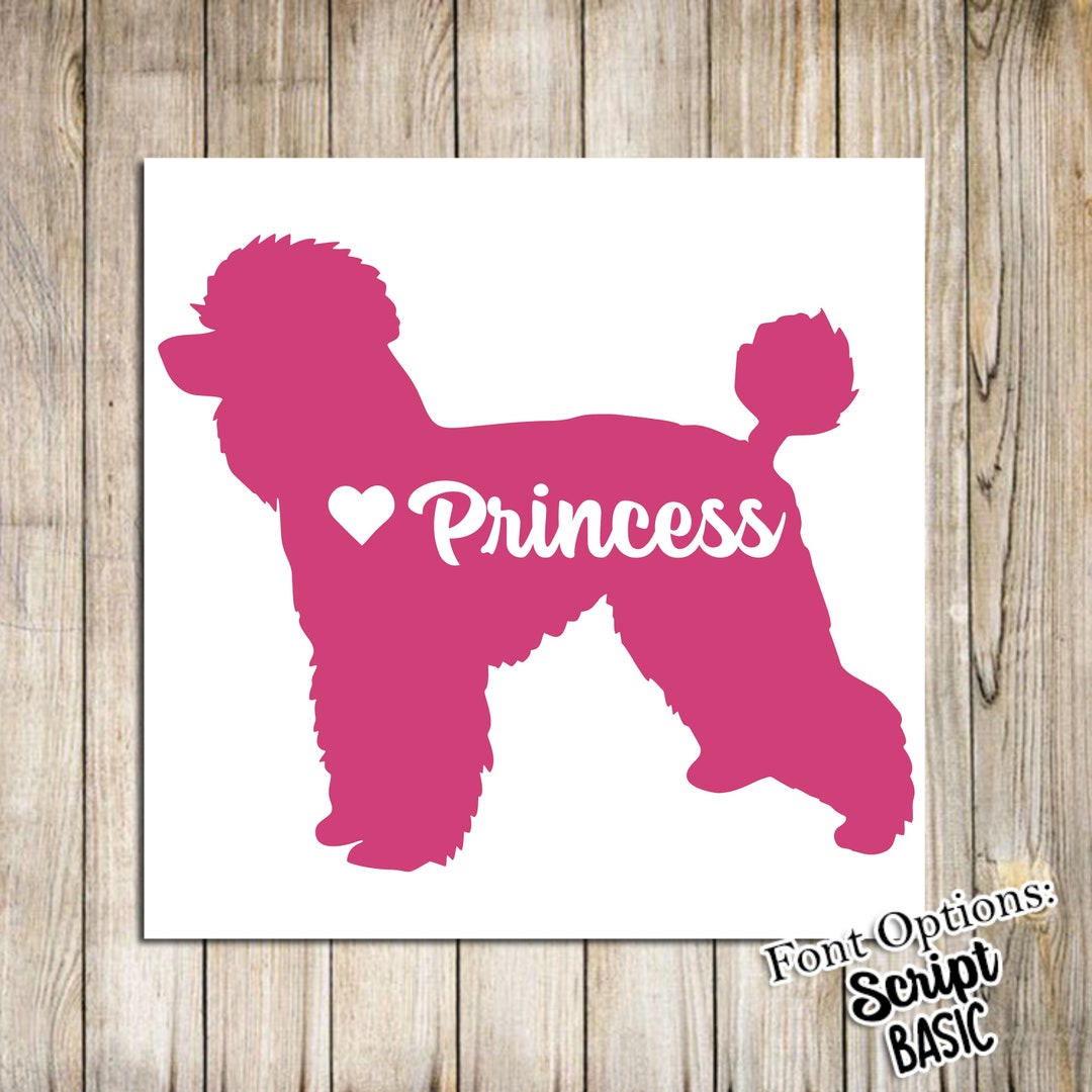 Custom Poodle Decal | Dog Decal | Car Decal | Poodle Decal | Dog ...