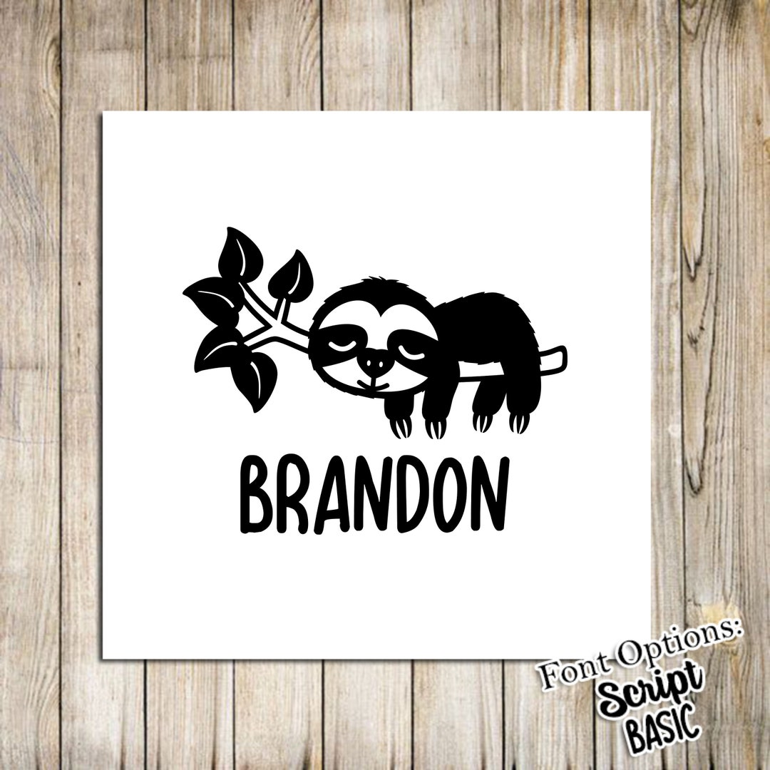 Sleepy Cloth Vinyl Decal, Squirrel, Vinyl Decal, Decal, Sticker, Car ...