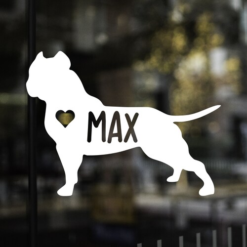 American Bully Dog Sticker Car Decal Window Laptop - Etsy