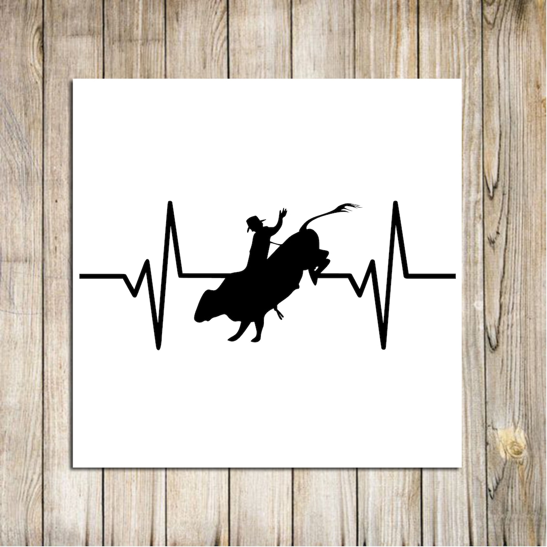 Bull Rider Decal, Rodeo, Bull Rider, Bull Riding, Bronc Rider, Barrel ...
