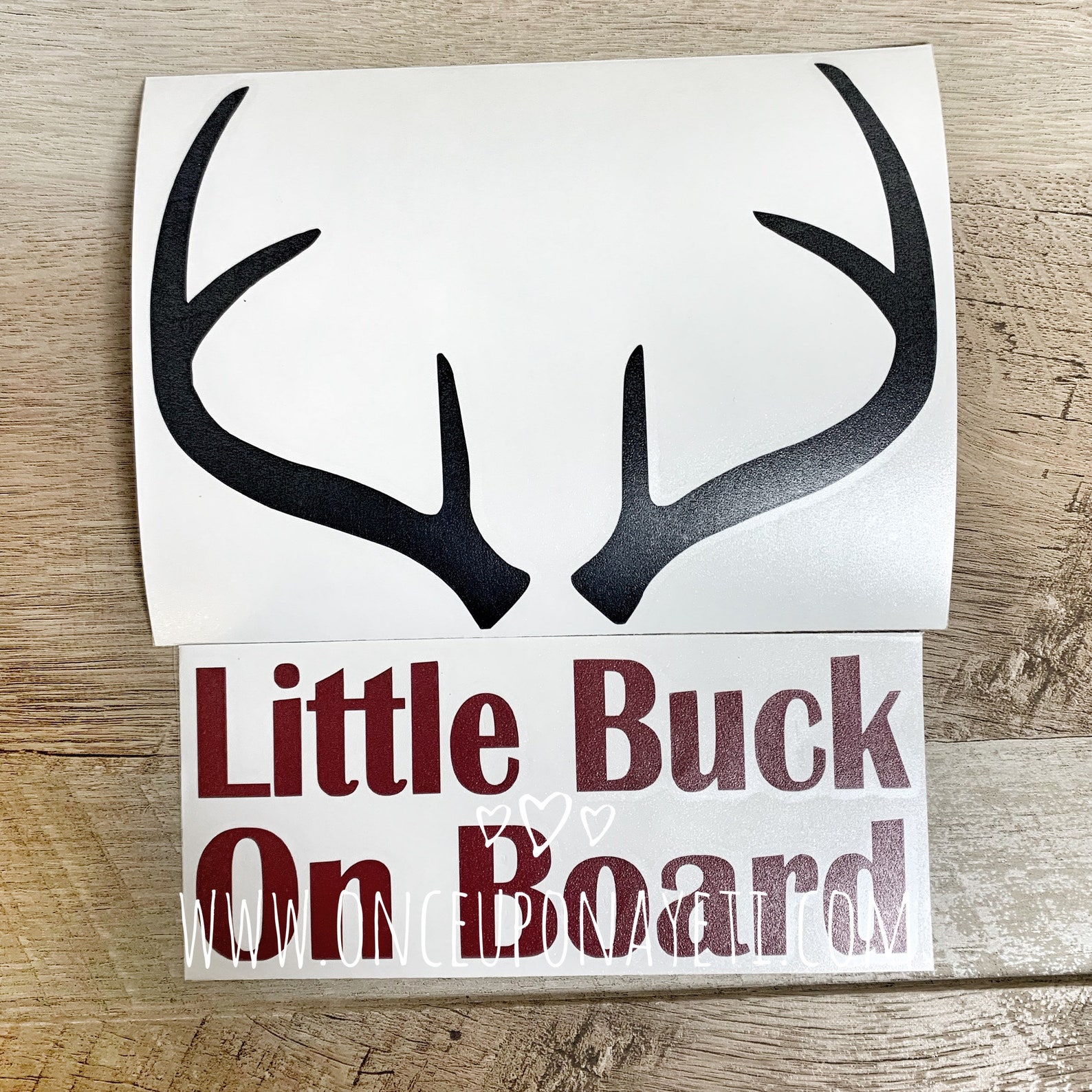 Baby on Board Decal Baby Buck on Board Little Buck on Board - Etsy