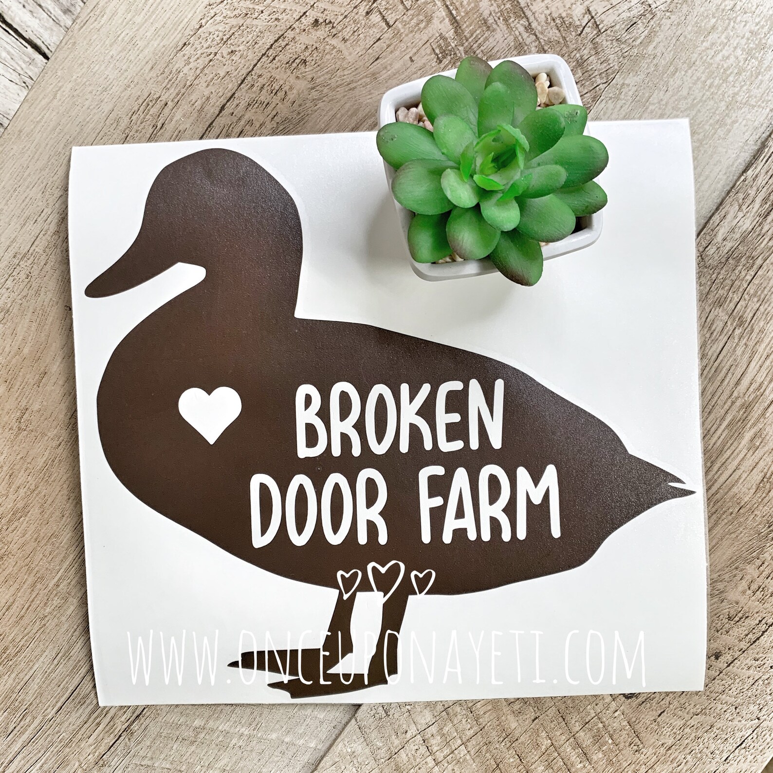 Duck Custom Decal Duck Sticker Pet Duck Pet Decal Gift | Etsy