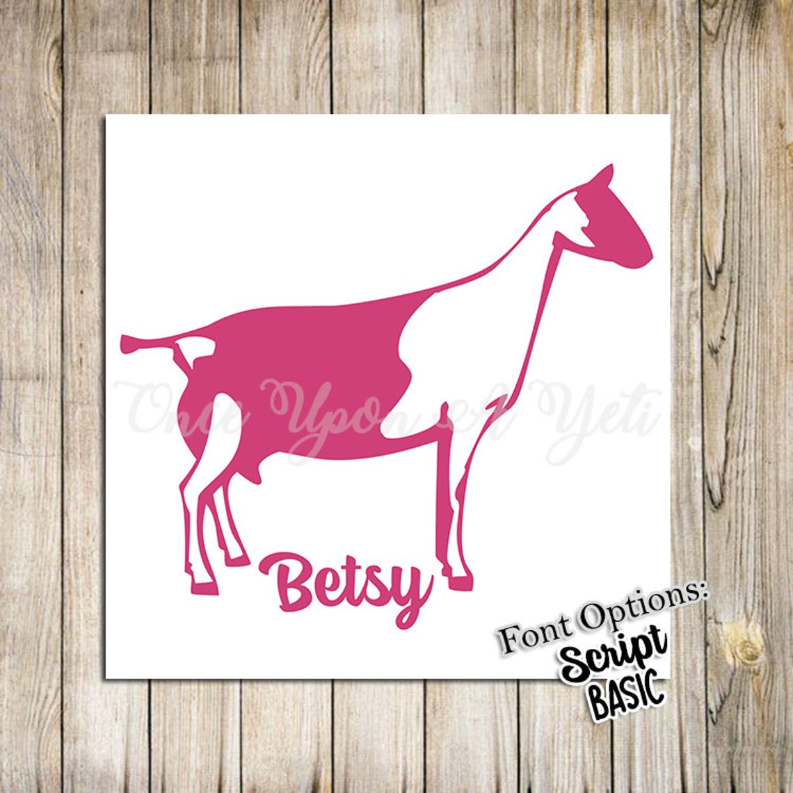 Alpine Show Goat Decal Milk Goats Dairy Goats 4H - Etsy