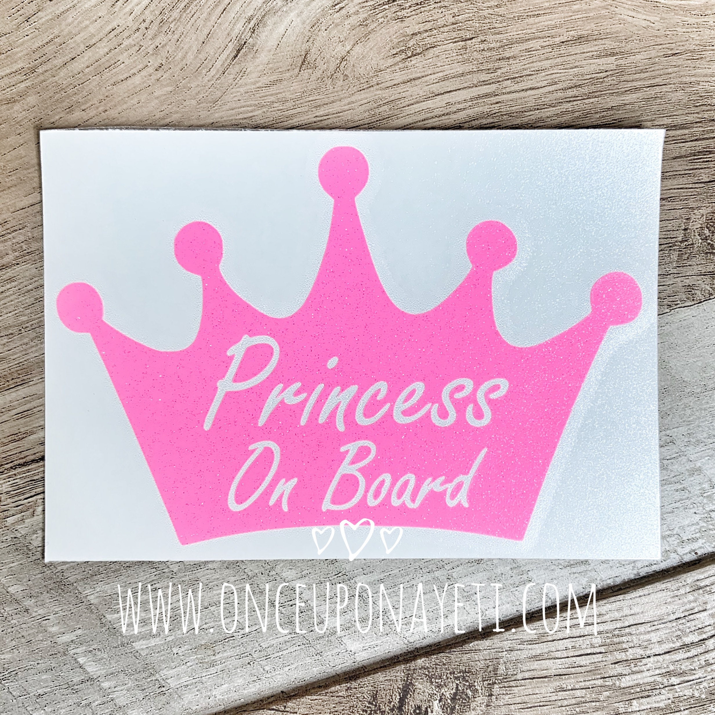 Princess on Board Baby on Board Decal Baby Decal Baby - Etsy