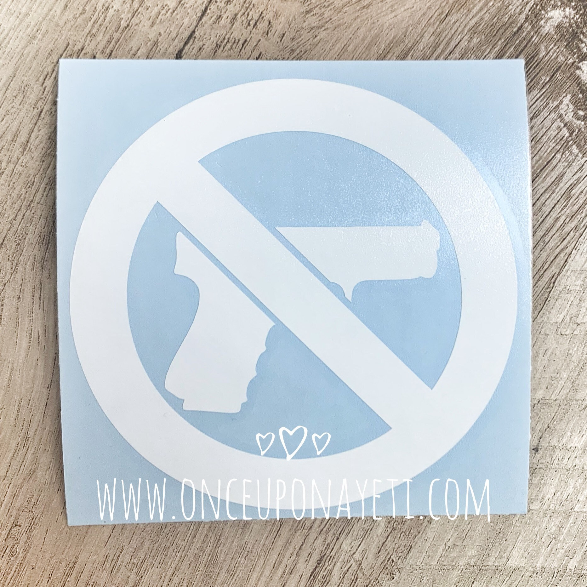 No Guns Decal No Hand Guns Decal Store Decal Store - Etsy