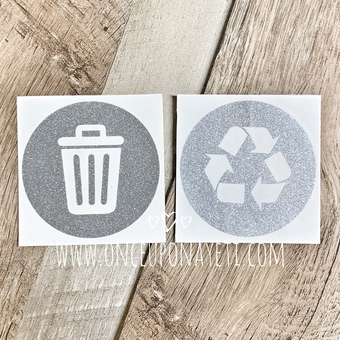 Trash Decal Garbage Decal Recycling Decal Recycle Bin - Etsy