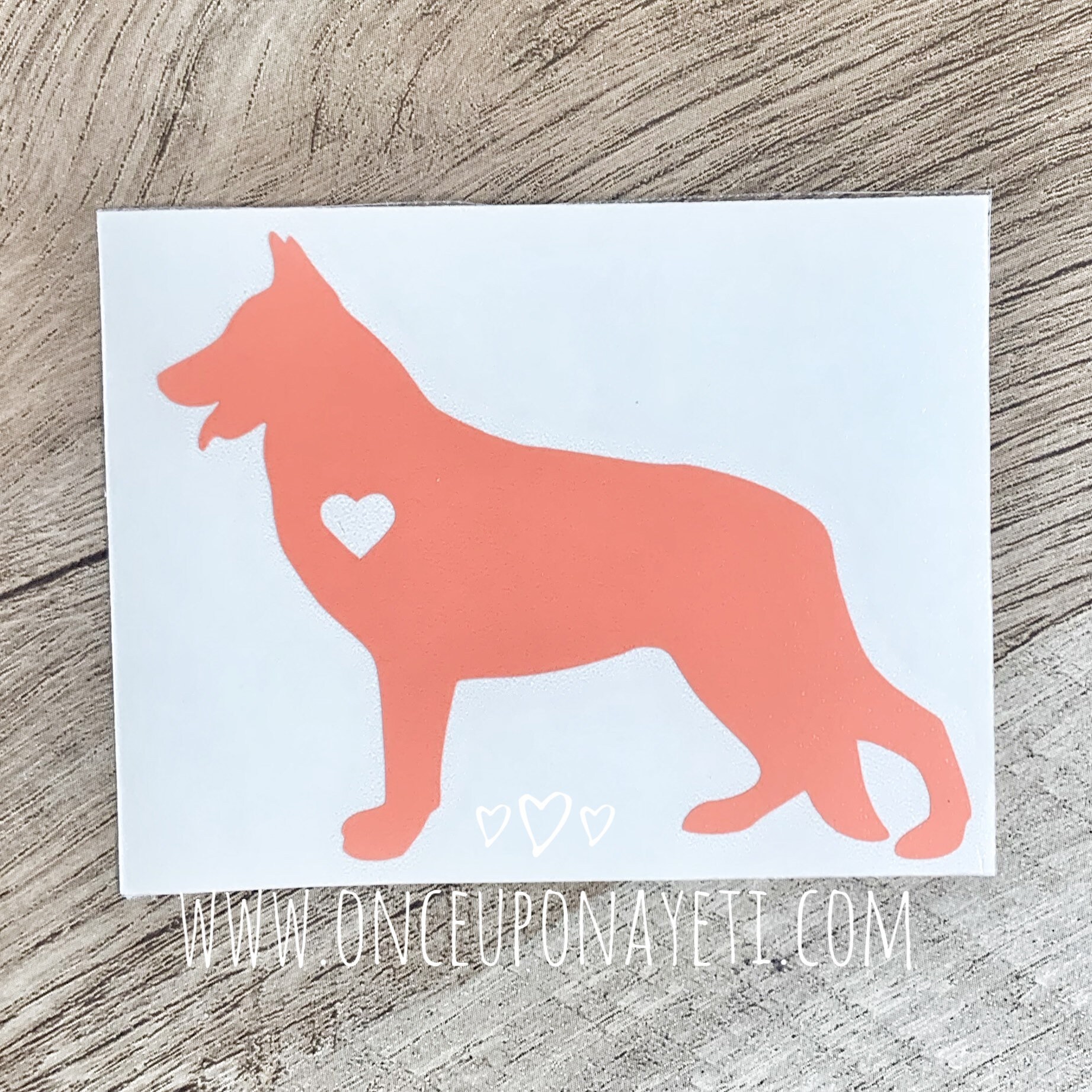 Custom German Shepherd Decal Dog Decal Car Decal German - Etsy