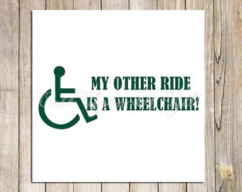 Handicap Decal, Handicap Symbol Sticker Vinyl Decal, Handicap Car Decal ...