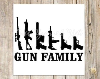 PRO-GUN Vinyl Decal Pro-gun Car Decal Gun Car Decal Gun | Etsy