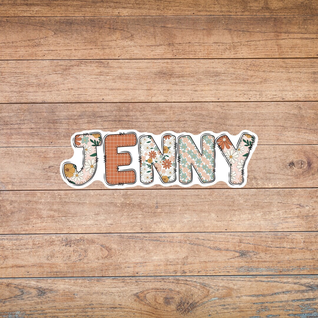 Waterproof Name Decal Personalized Vinyl Sticker NAME - Etsy