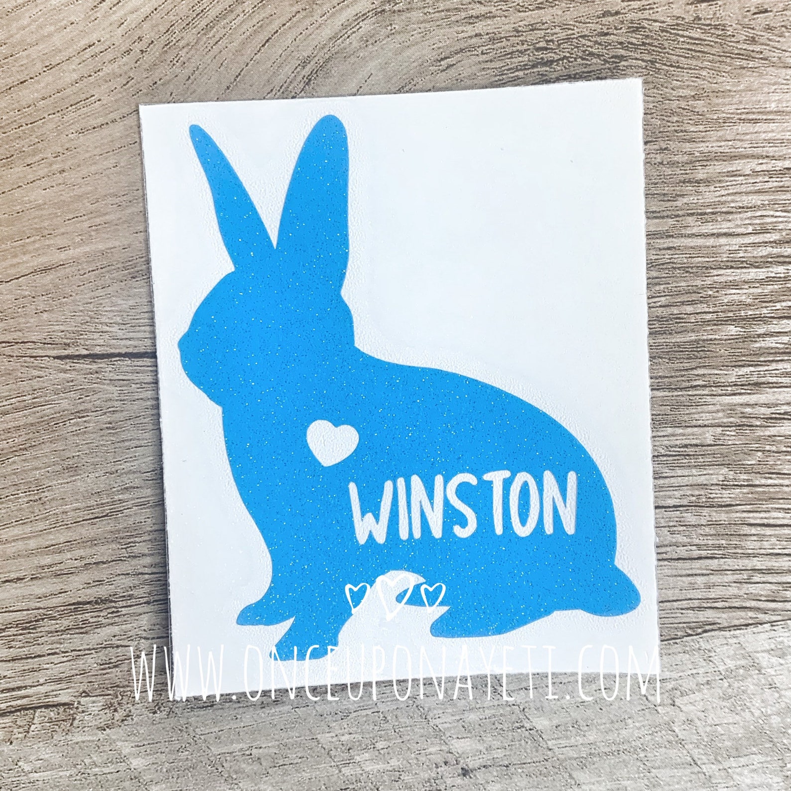 Rabbit Decal, Rabbit Sticker, Pet Decal, Gift for Pet Lover, Rabbit ...