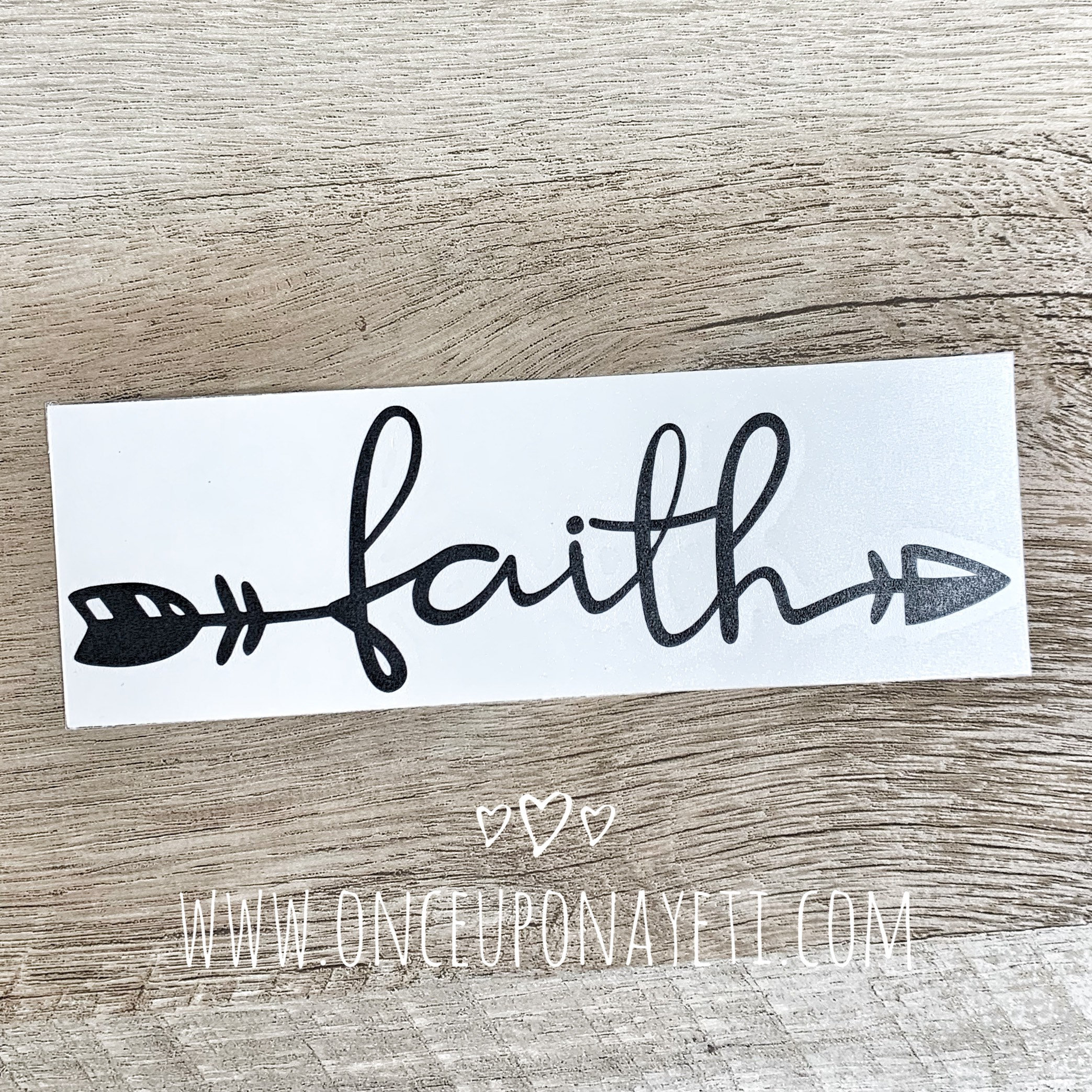 Faith Arrow Decal Faith Decal Cross Christian Decal - Etsy