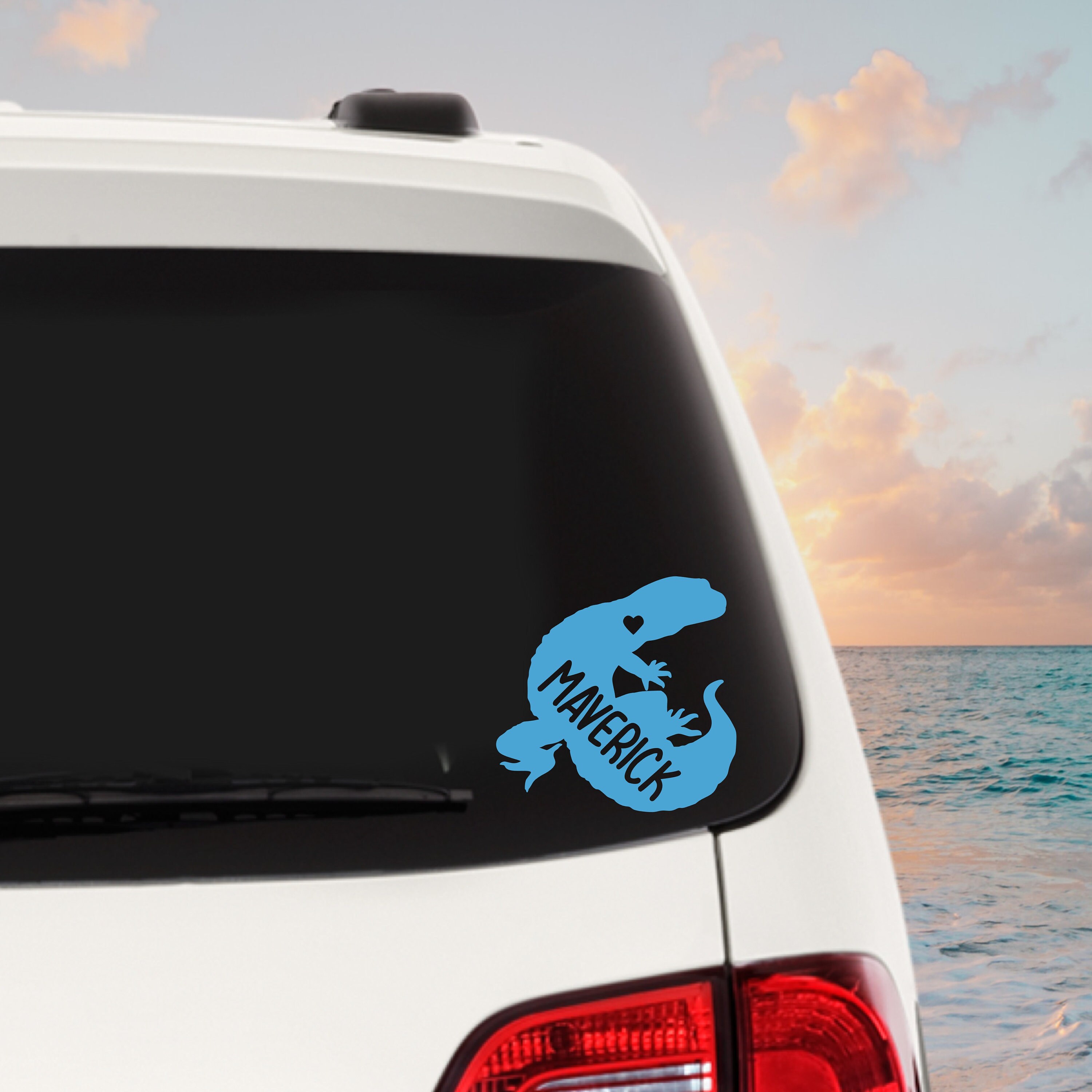 Leopard Gecko Custom Decal Gecko Tank Decal Gecko Sticker | Etsy