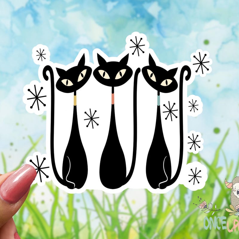 Mcm Cat Magnet - Etsy