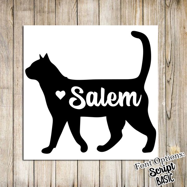 Cat Car Decal - Etsy
