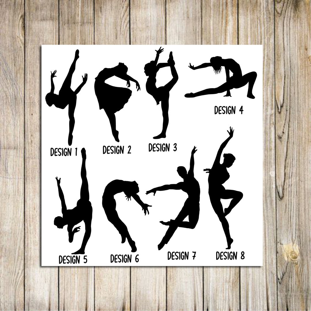 Dancer Vinyl Decal, Car Window Decal, Laptop Decal, Water Bottle Decal ...