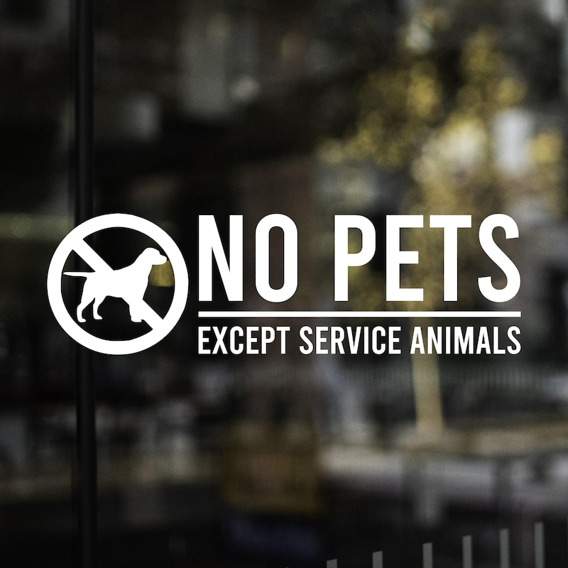 No Pets Allowed Sign - Etsy