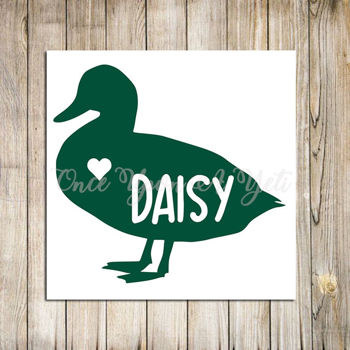 Duck Custom Decal Duck Sticker Pet Duck Pet Decal Gift | Etsy