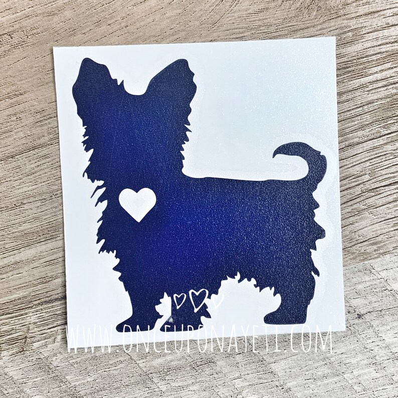 Yorkshire Terrier Decal Dog Decal Car Decal Yorkie - Etsy