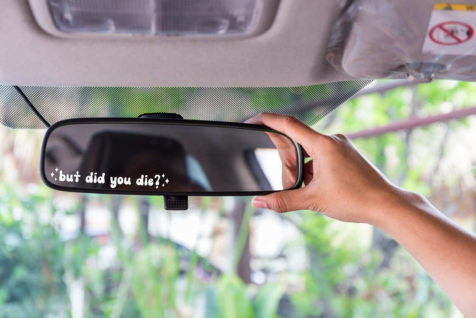 But Did You Die Car Rear View Mirror Decal Self Love Decal - Etsy