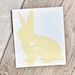 Rabbit Decal, Rabbit Sticker, Pet Decal, Gift for Pet Lover, Rabbit ...