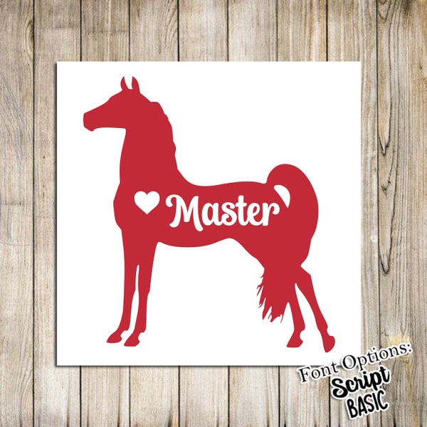 Morgan Horse Decal - Etsy