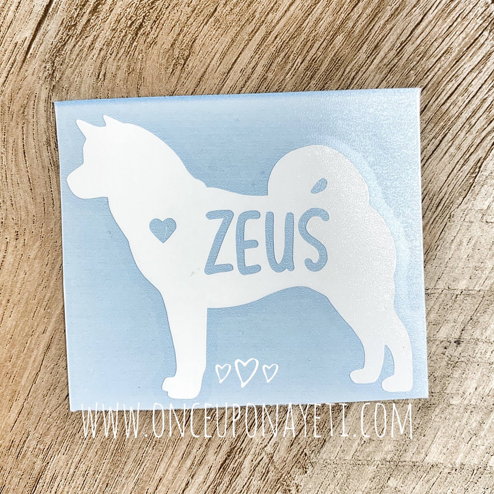 Custom Akita Dog Name Decal Car Decal Akita Sticker Dog - Etsy