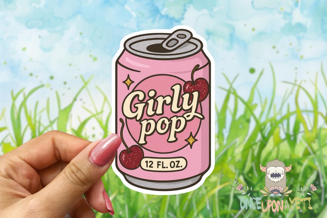 Girly Pop - Waterproof Vinyl Sticker - Etsy