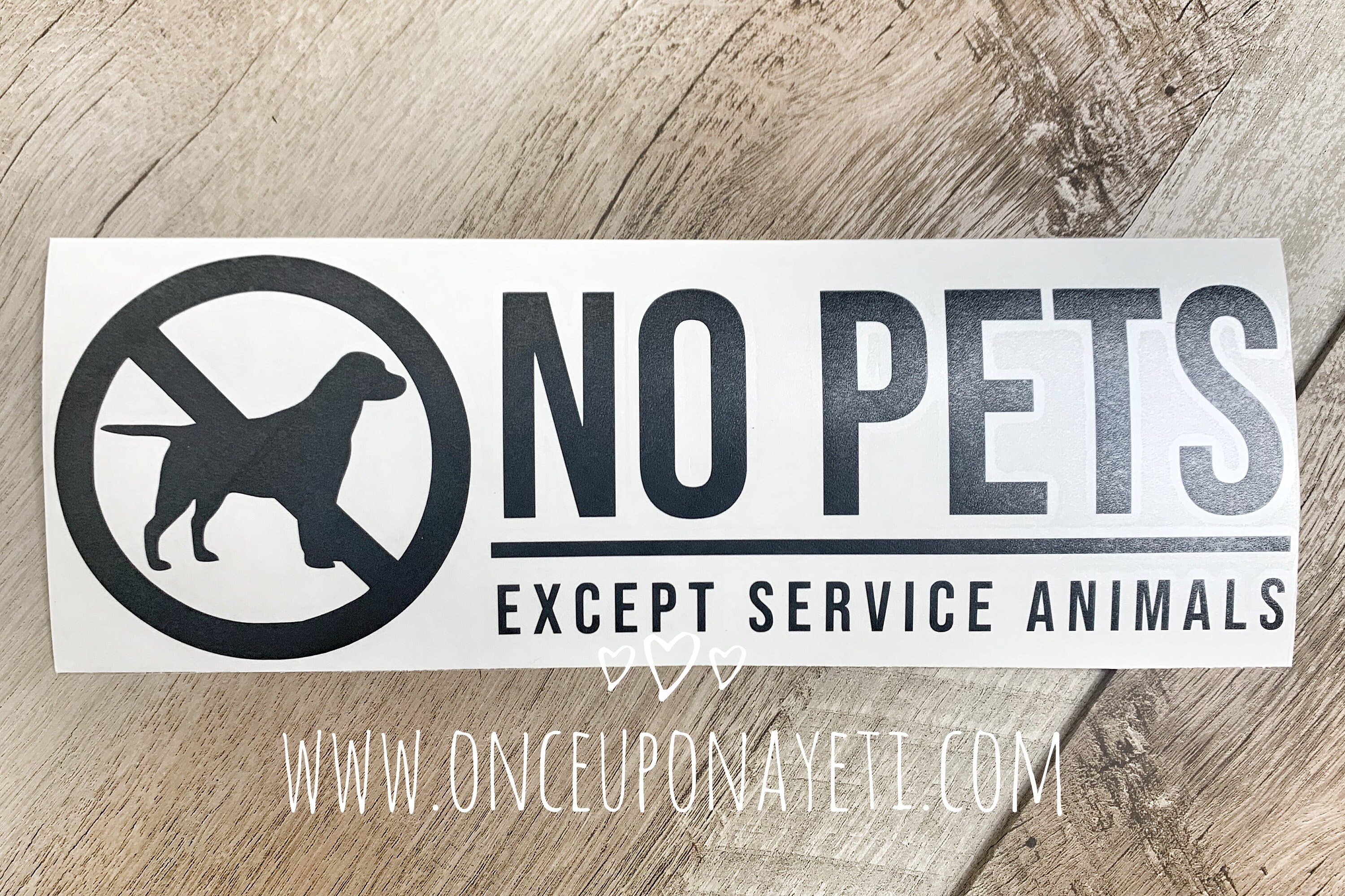 No Dogs Decal No Pets Decal Store Decal Store Sticker - Etsy