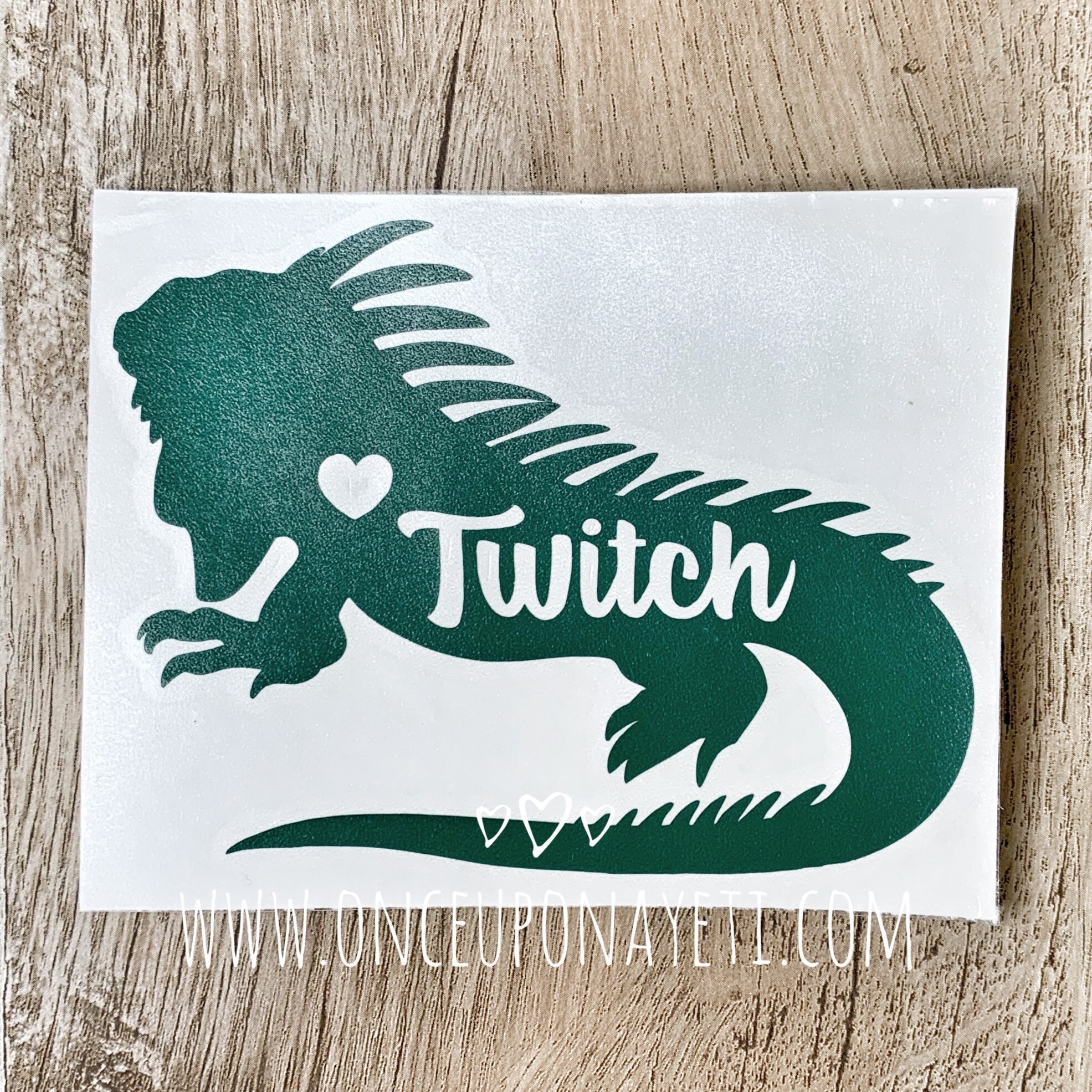 Iguana Decal Iguana Tank Decal Lizard Sticker Iguana Name | Etsy