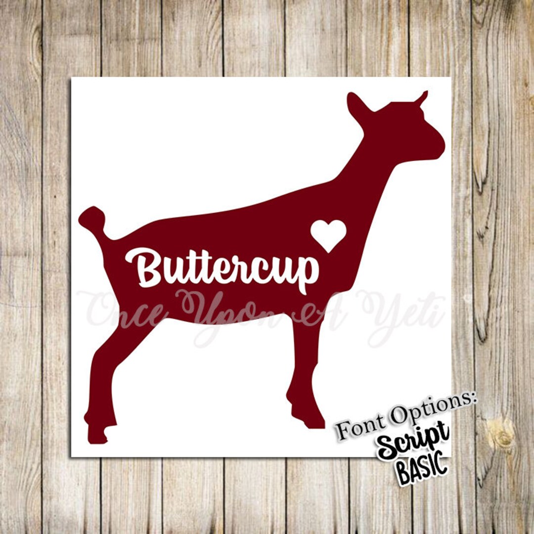 Nigerian Show Goat Decal | Milk Goats | Dairy Goat | Stockshow ...