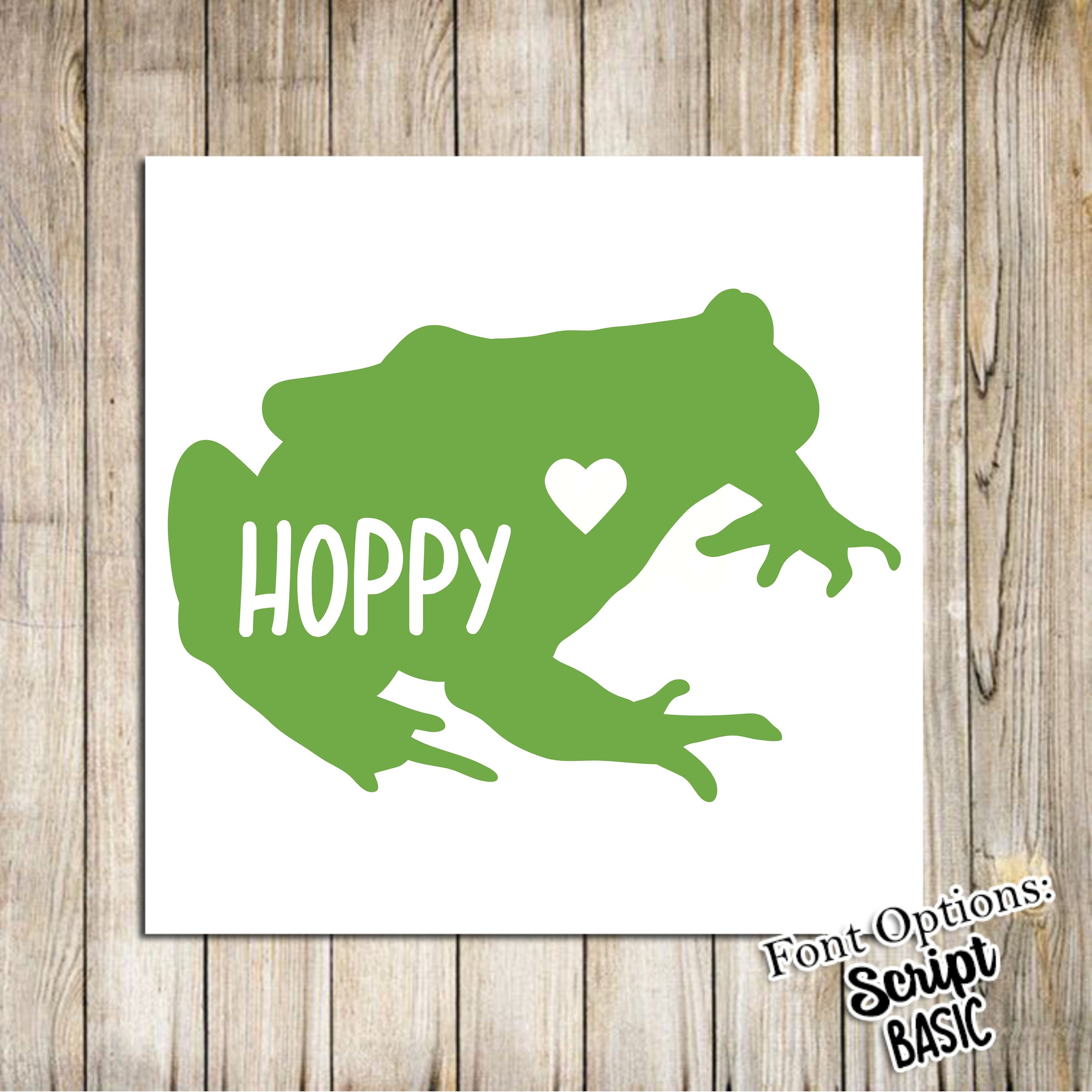 Frog Decal Frog Sticker Pet Decal Gift for Pet Lover - Etsy