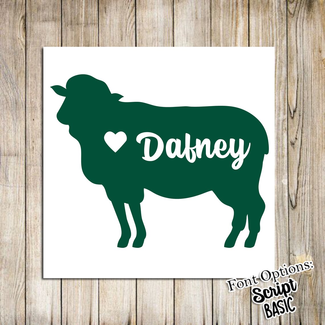Sheep Vinyl Decal Lamb Decal Farm Decal Farm Sticker Sheep - Etsy