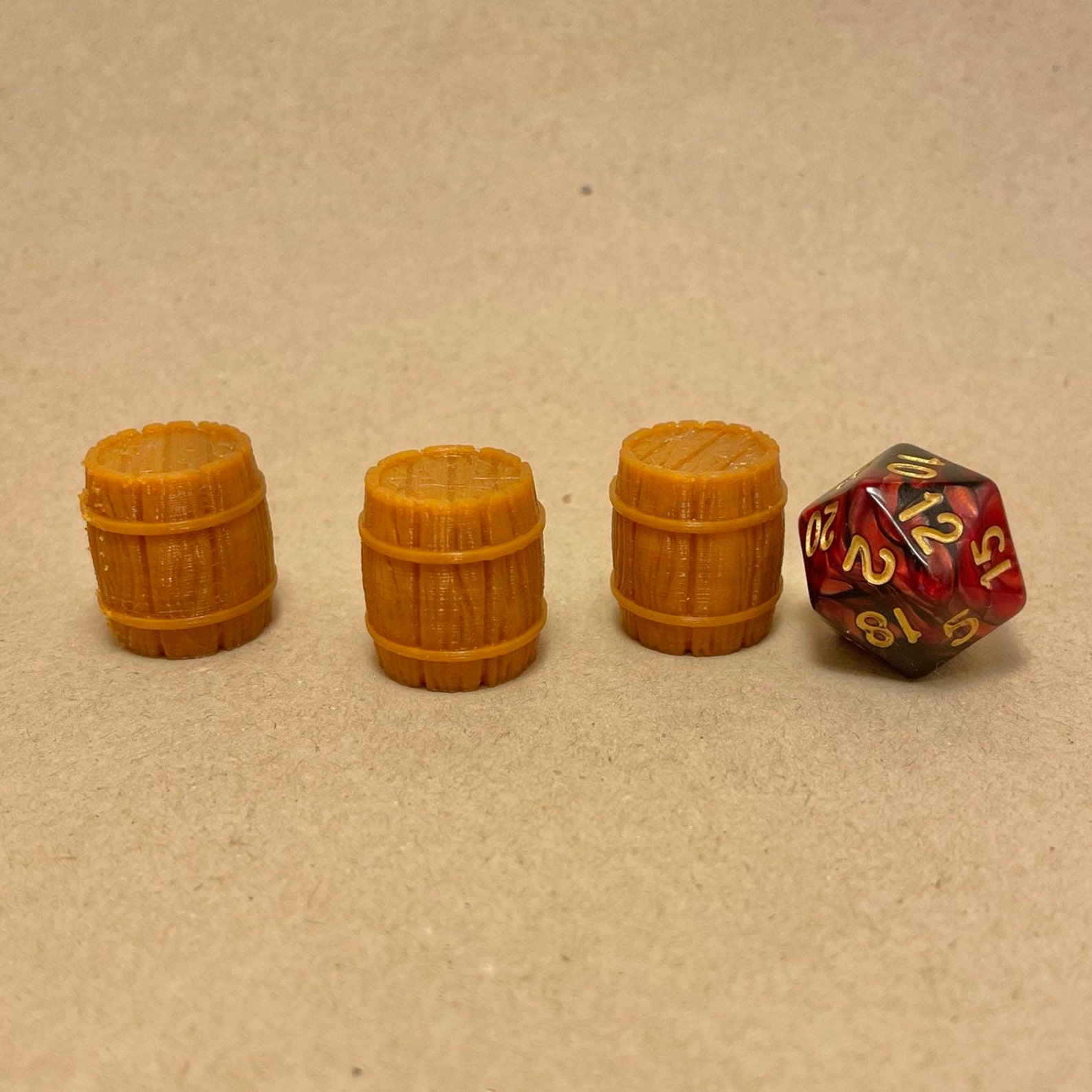 Miniature Barrels for Dungeons and Dragons Dnd Tabletop - Etsy