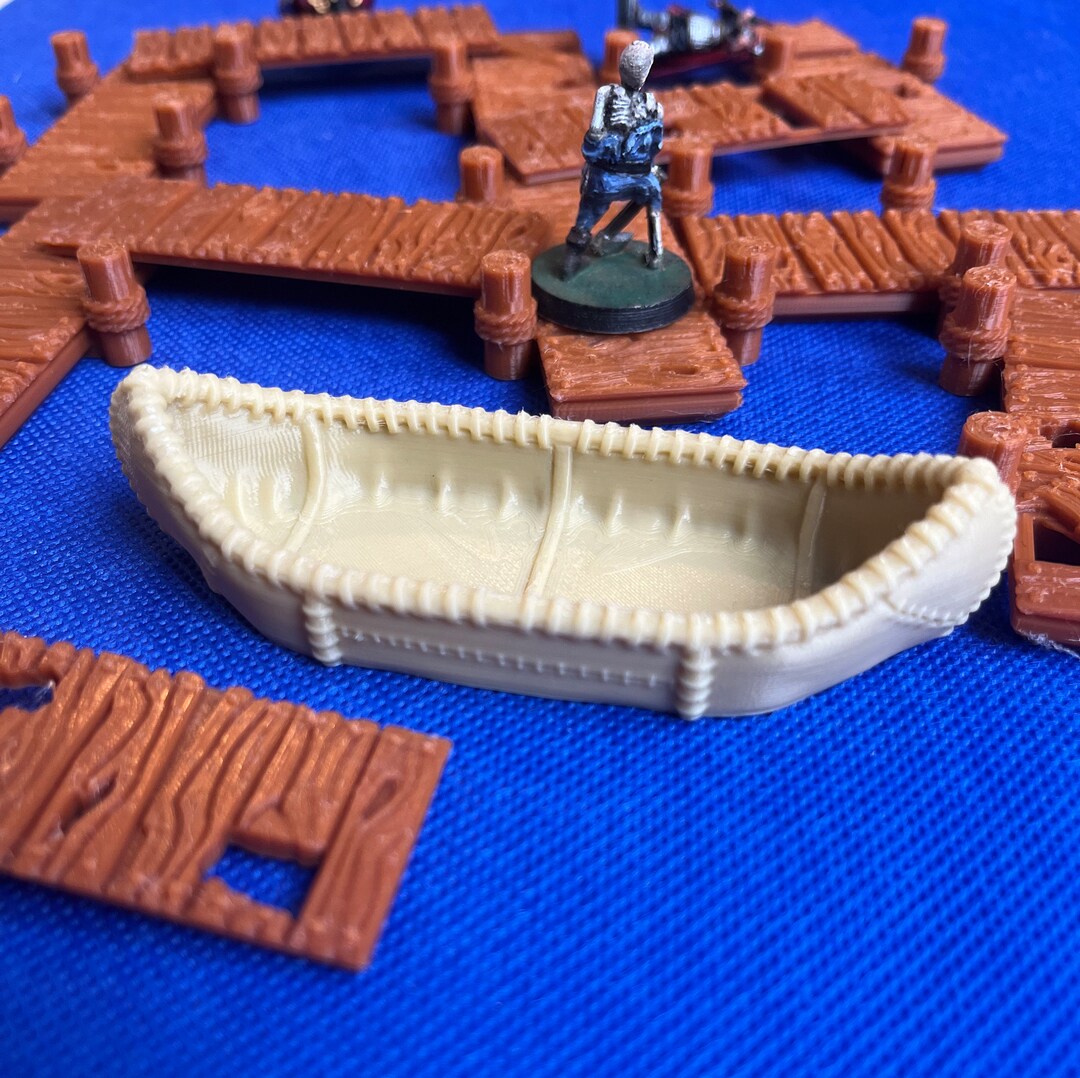 Canoe 28mm Dungeons and Dragons Terrain Dnd Terrain - Etsy