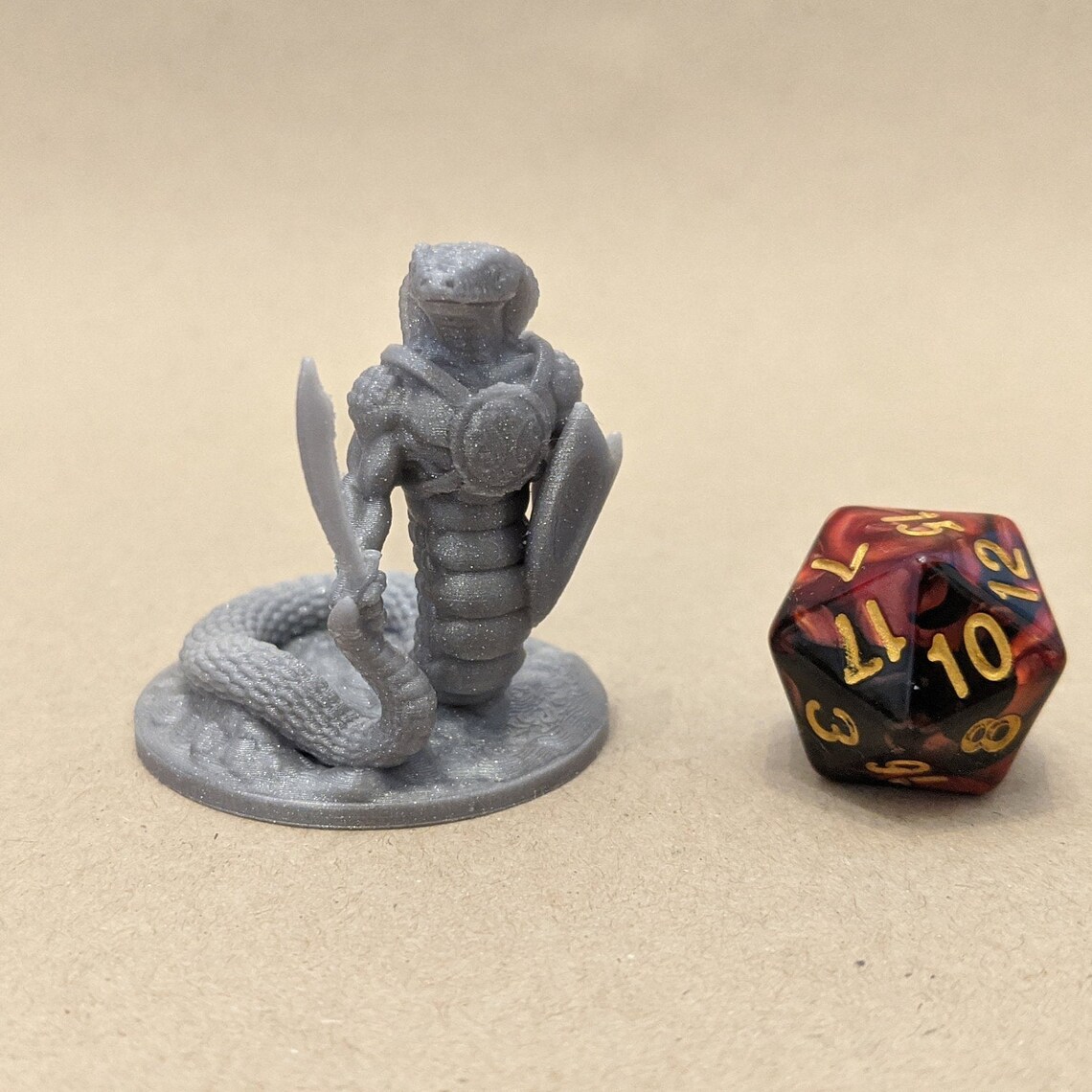 Snake Warrior Miniature Set 28mm Dungeons and Dragons - Etsy