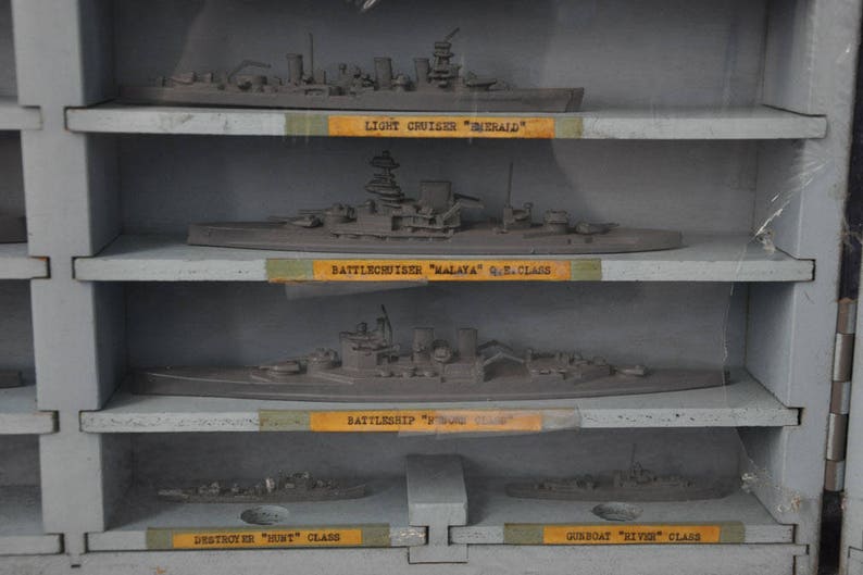 British Miniature Ship Models - Made by H.A. Framburg Chicago IL - Etsy