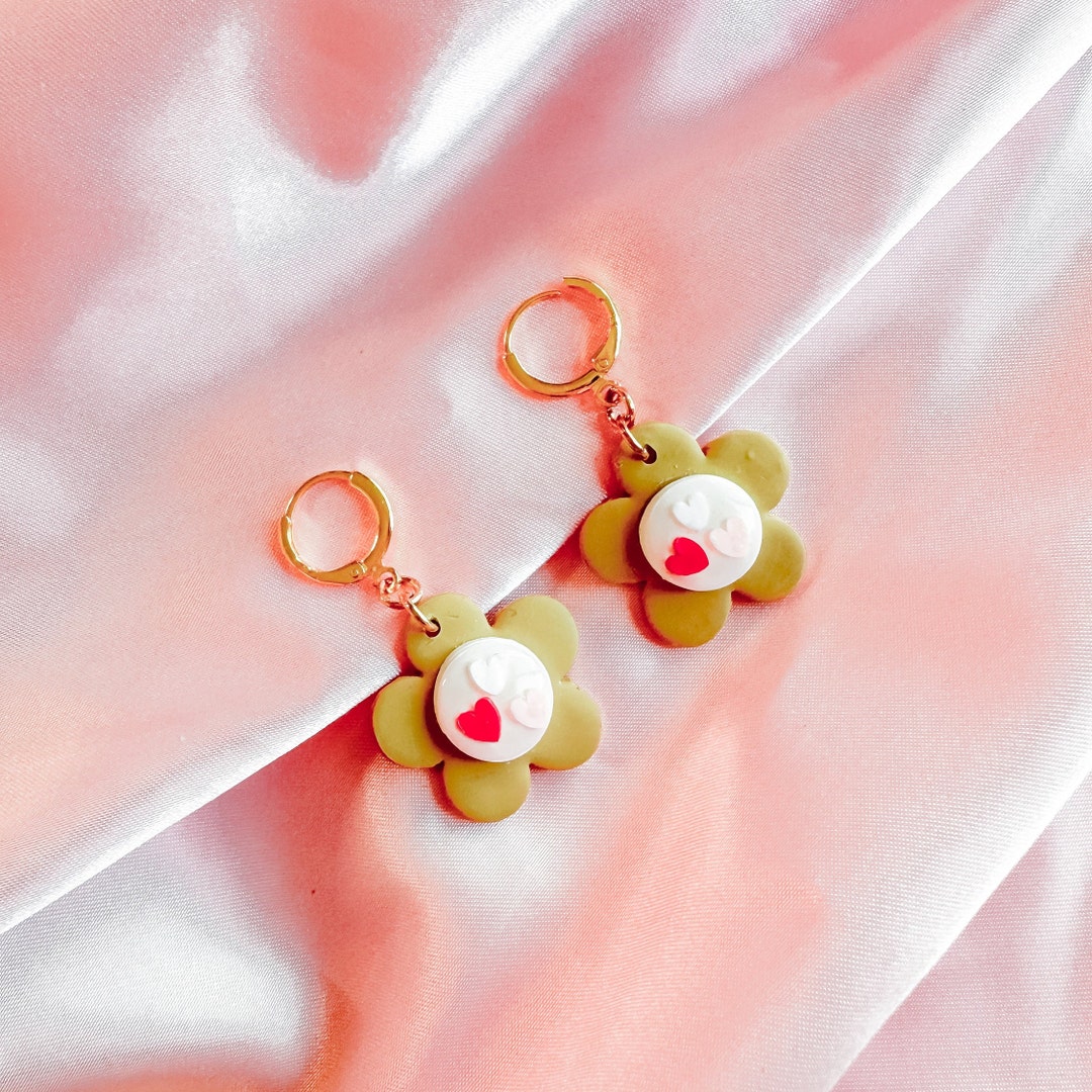 Be Mine Huggies Valentines Day Collection Gifts for Her Clay Earrings ...