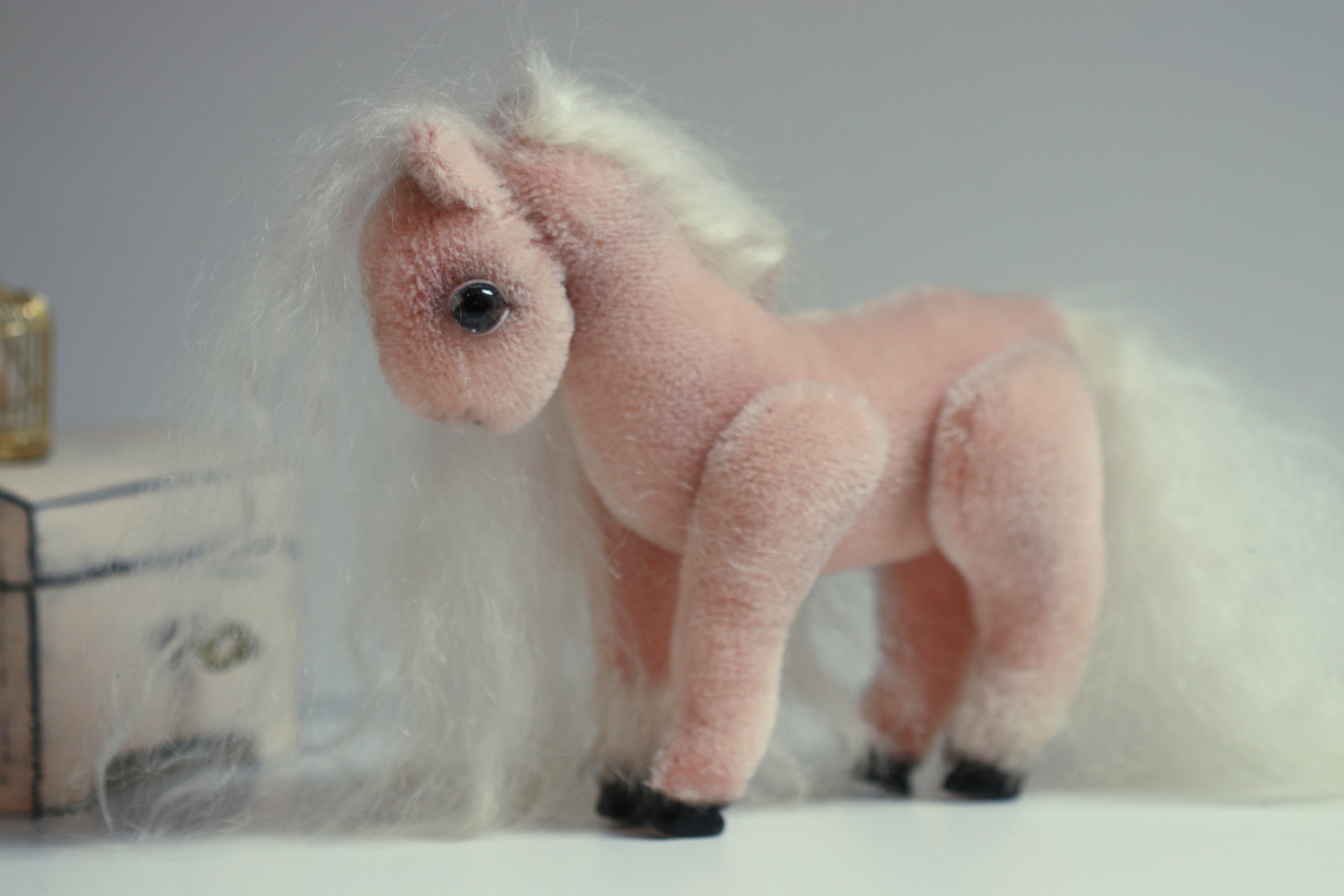 Teddy Pony/pink Plush Pony/teddy Miniature Horse/artistic Teddy Pony ...