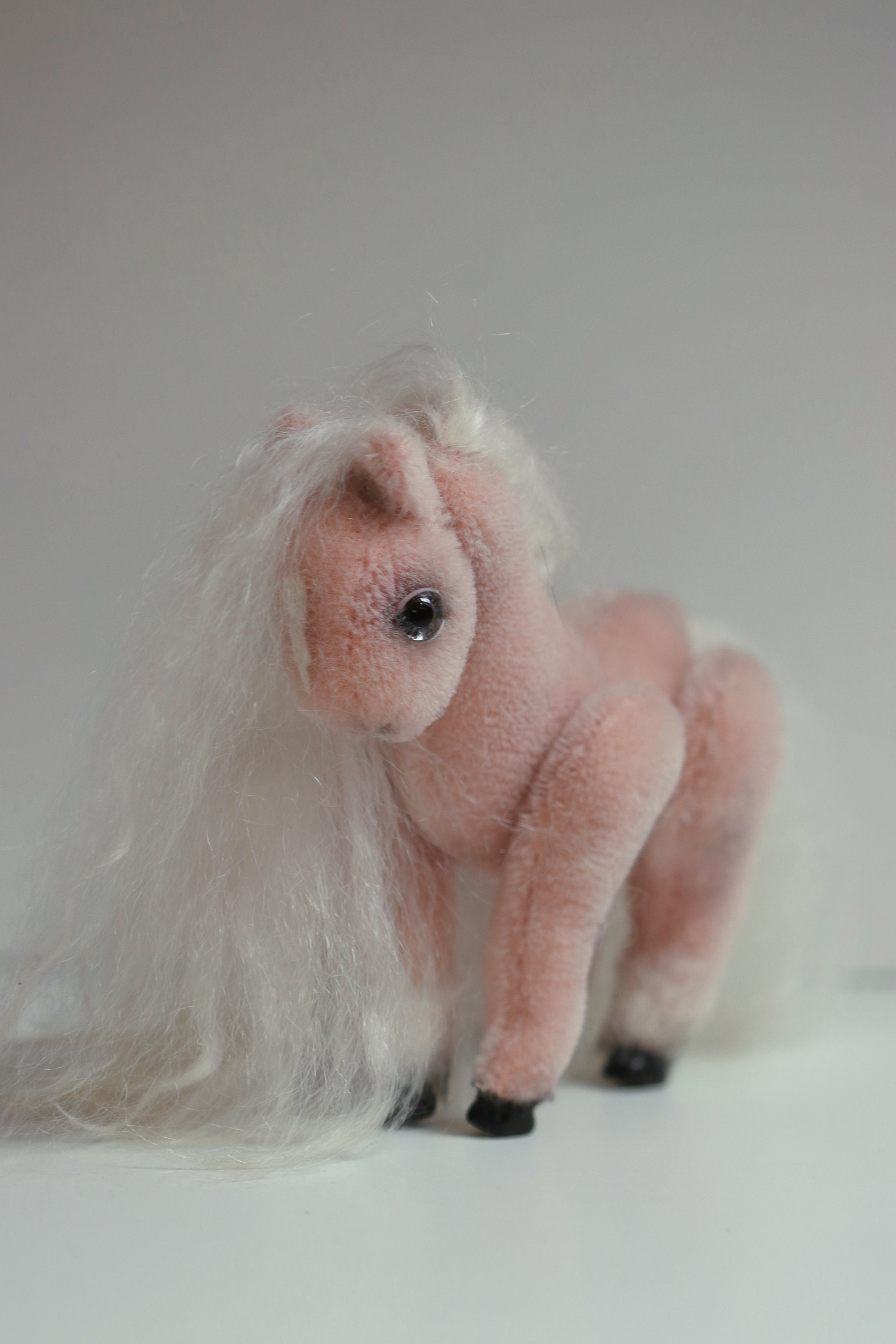 Teddy Pony/pink Plush Pony/teddy Miniature Horse/artistic Teddy Pony ...